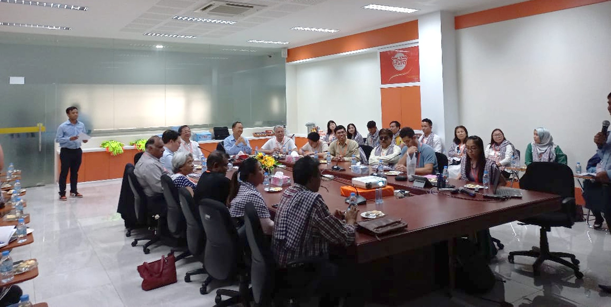 Training in Phnom Penn, Cambodia was to Vital Food Factory